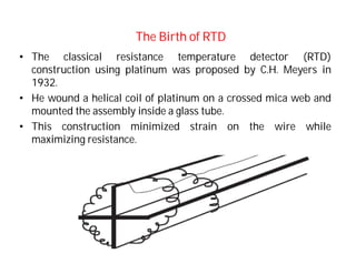 Introduction to rtd and thermocouple by yogesh k. kirange | PDF