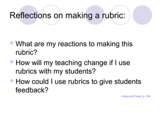 Introductionto rubrics | PPT | Educational Assessment | Education
