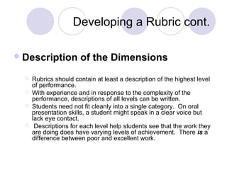 Introductionto rubrics | PPT | Educational Assessment | Education