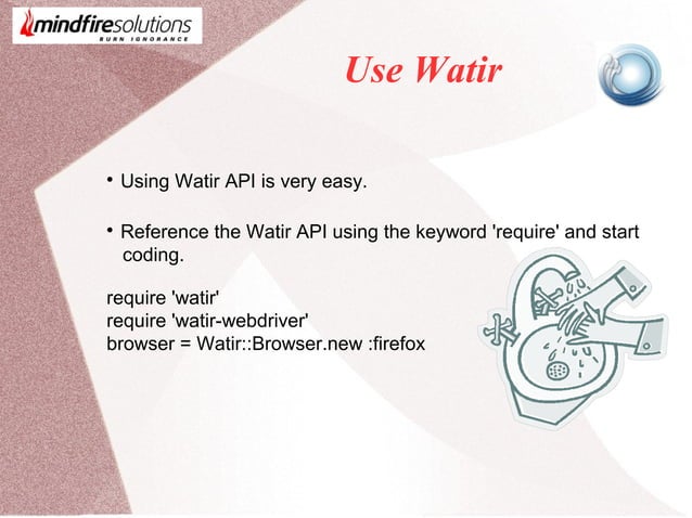 Introduction To Ruby Watir Web Application Testing In Ruby