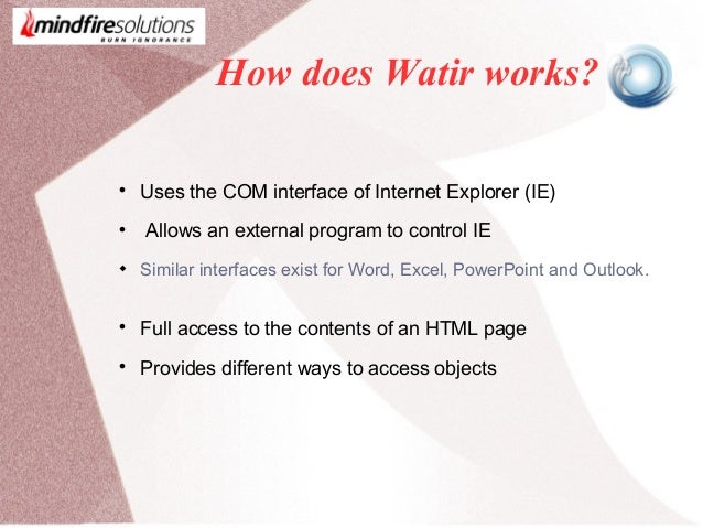 Introduction To Ruby Watir Web Application Testing In Ruby