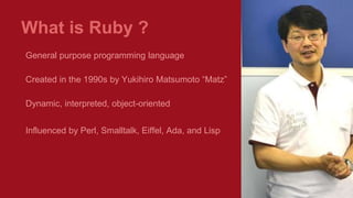 Introduction to Ruby on Rails | PPT