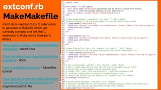 Introduction to Ruby Native Extensions and Foreign Function Interface | PPT