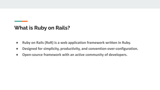 Introduction To Ruby On Railspdf Programming Languages Computing