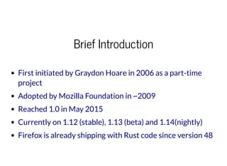 Introduction to Rust | PDF