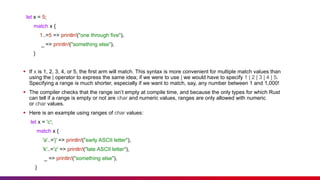 Introduction To Rust part II Presentation | PPT