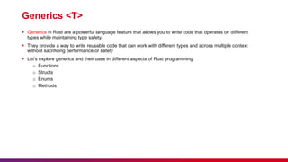 Introduction To Rust part II Presentation | PPT