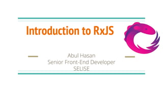 Introduction to RxJS | PPTX