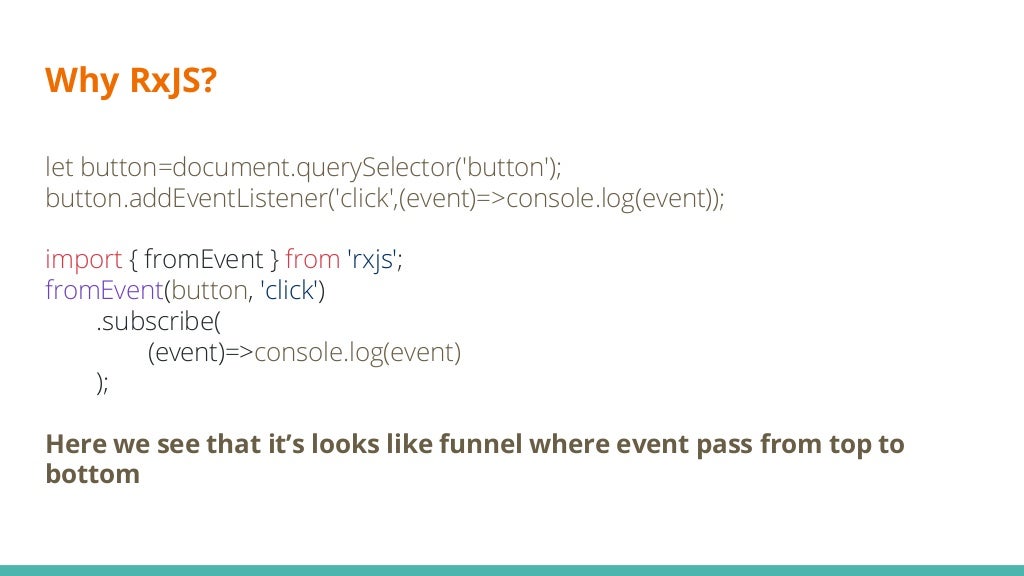 Introduction to RxJS
