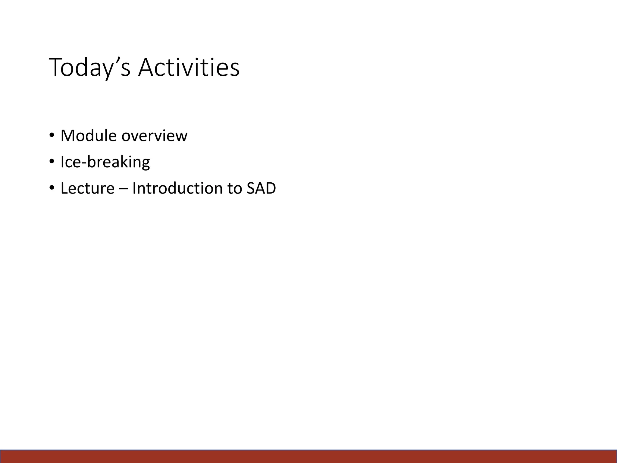 Introduction to SAD.pptx