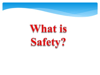 Introduction to Safety.ppt | Death, Injury, or Military Conflict ...