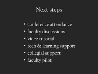 Introduction to Sakai for Faculty | PPT | Technology & Computing