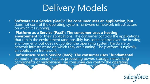 Introduction to Salesforce Platform - Basic | PPTX | Cloud Computing | Internet