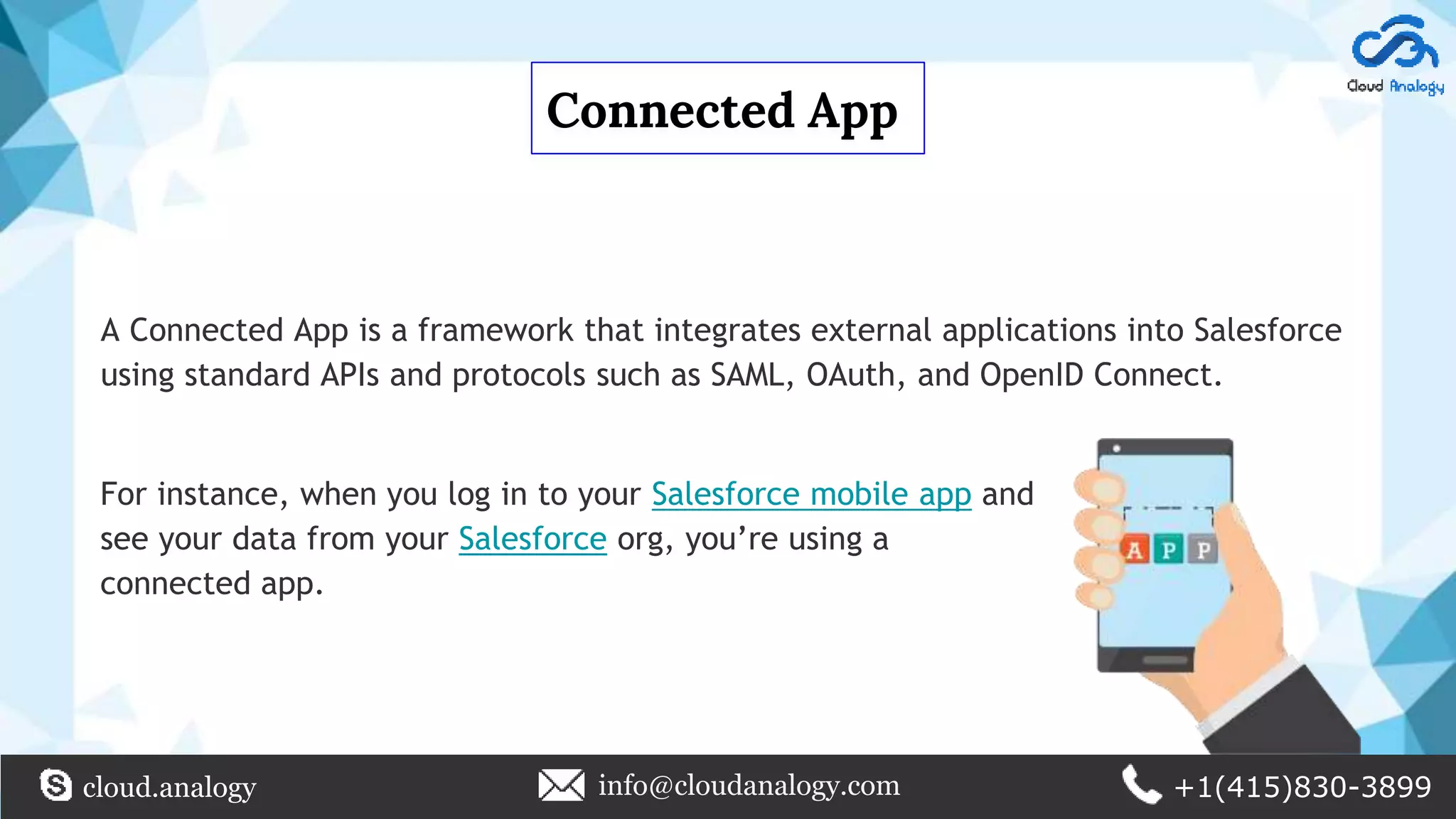 Introduction To Salesforce Connected Apps Ppt