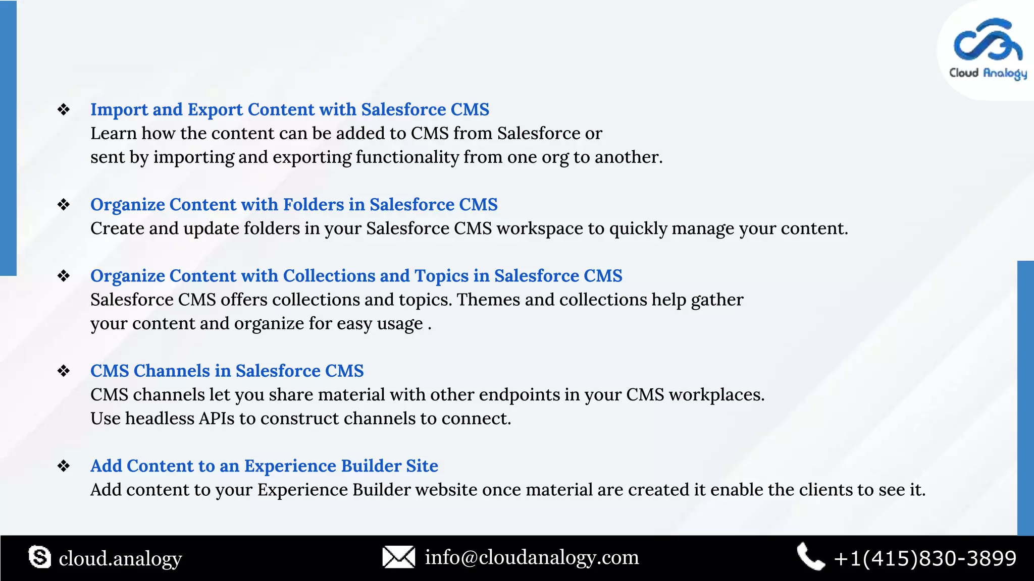 Introduction To Salesforce Content Management System (CMS) | PPTX