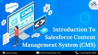 Introduction To Salesforce Content Management System (CMS) | PPT