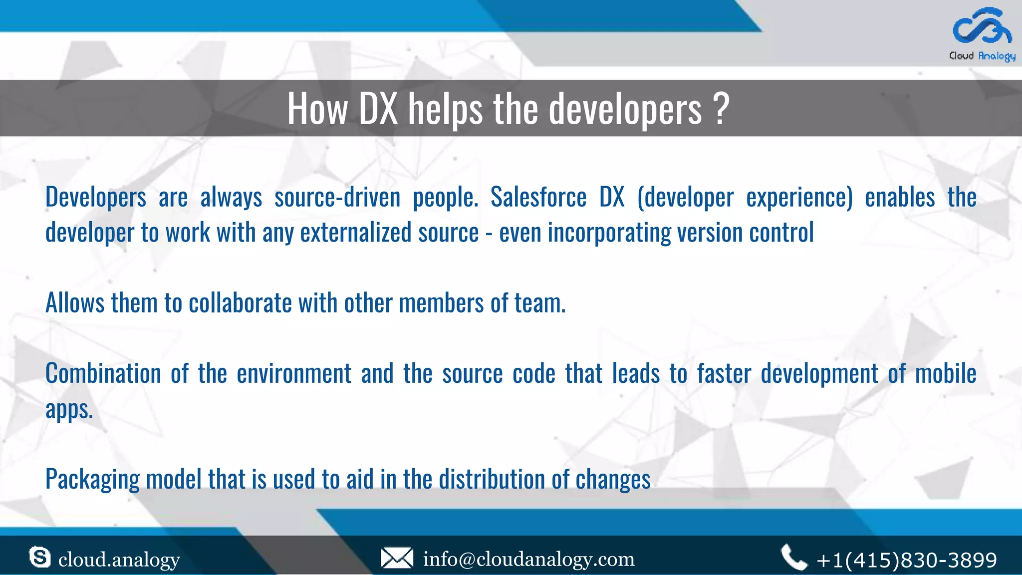 Introduction to Salesforce Dx | PPTX
