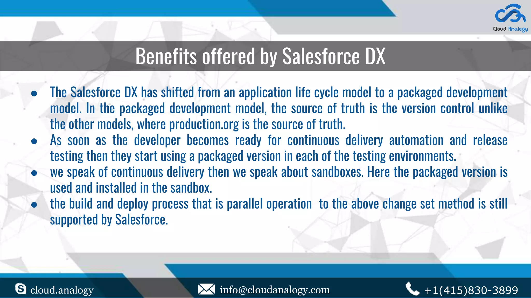 Introduction to Salesforce Dx | PPTX