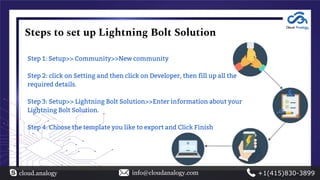 Introduction to salesforce lightning bolt | PPT