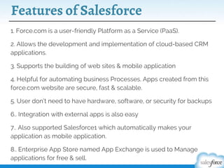 Salesfore | PPTX | Computer Software and Applications | Computing