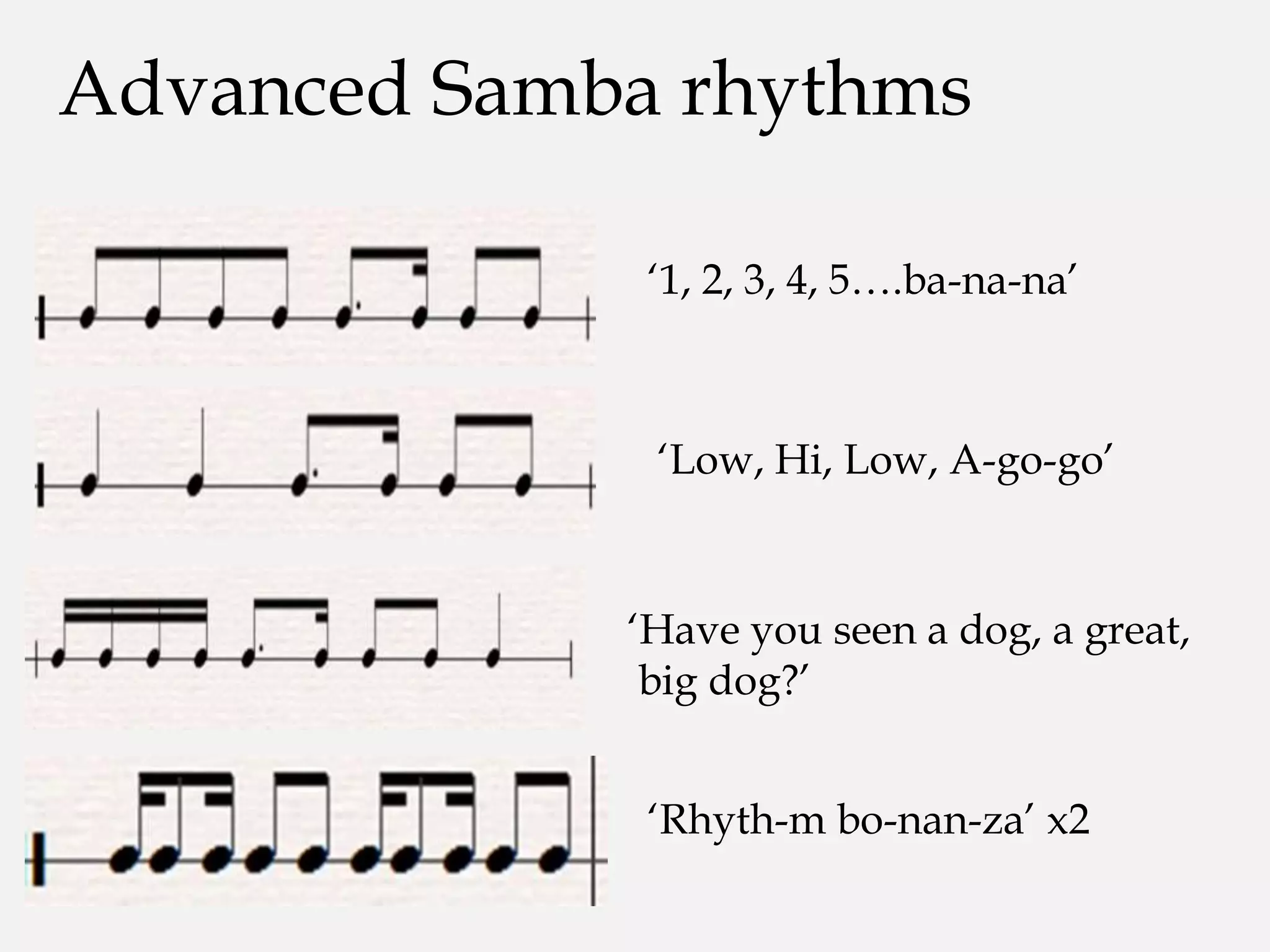 Introduction to Samba Music | PPTX