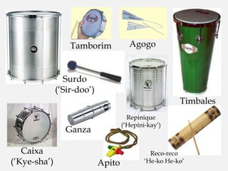 Brazilian Samba Instruments
