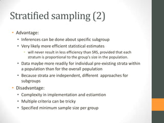 Introduction to sampling | PPTX