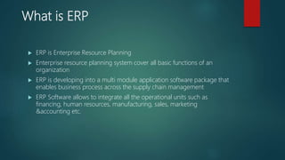 Introduction to sap | PPTX