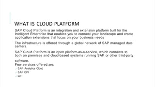 Introduction to SAP BTP | PPTX