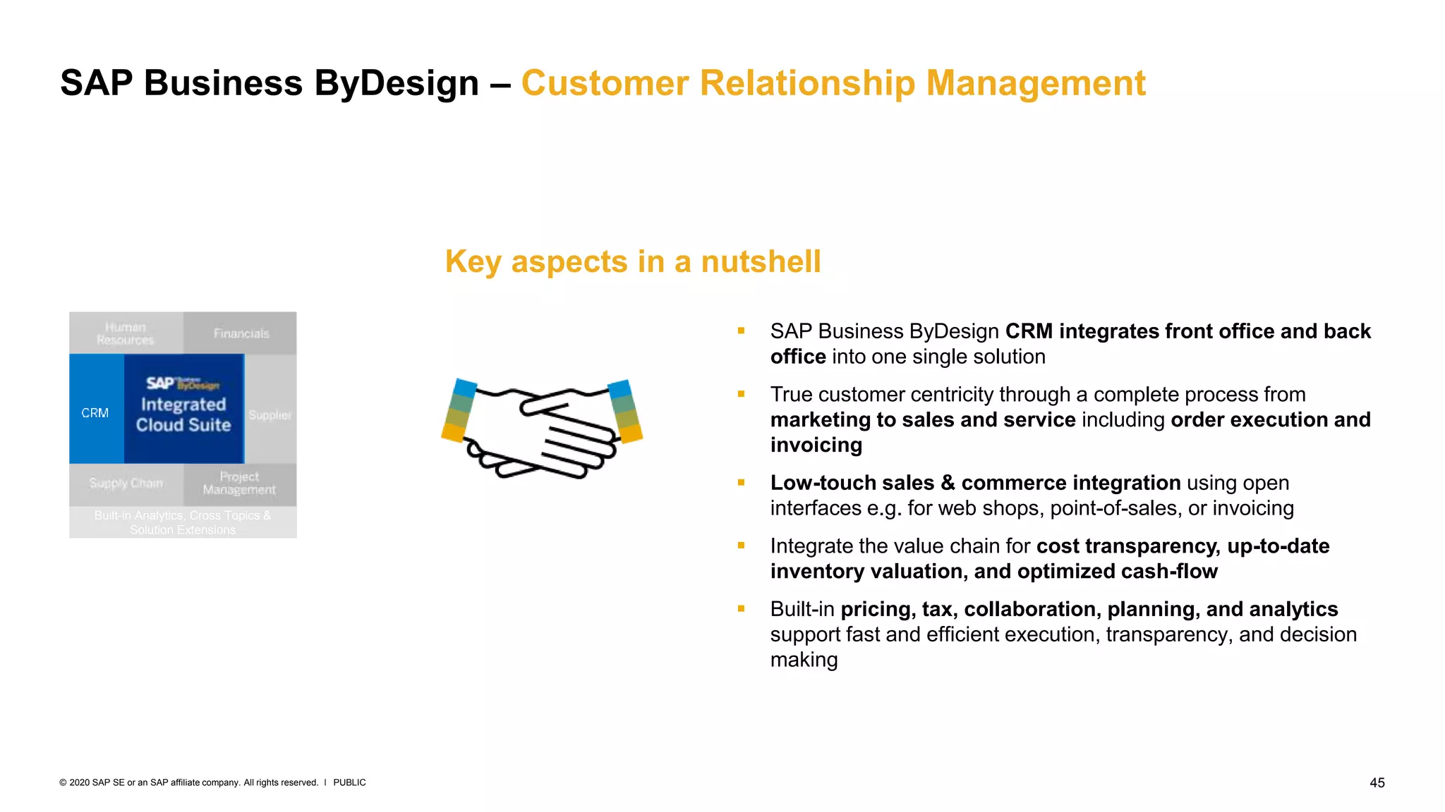 SAP Business ByDesign Partner | A Cloud ERP | PPT