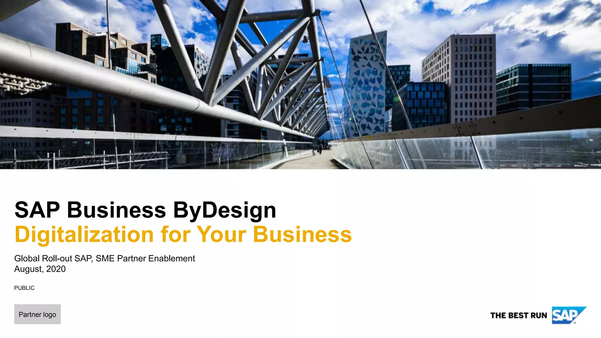 SAP Business ByDesign-Digitalization for Your Business | PPT