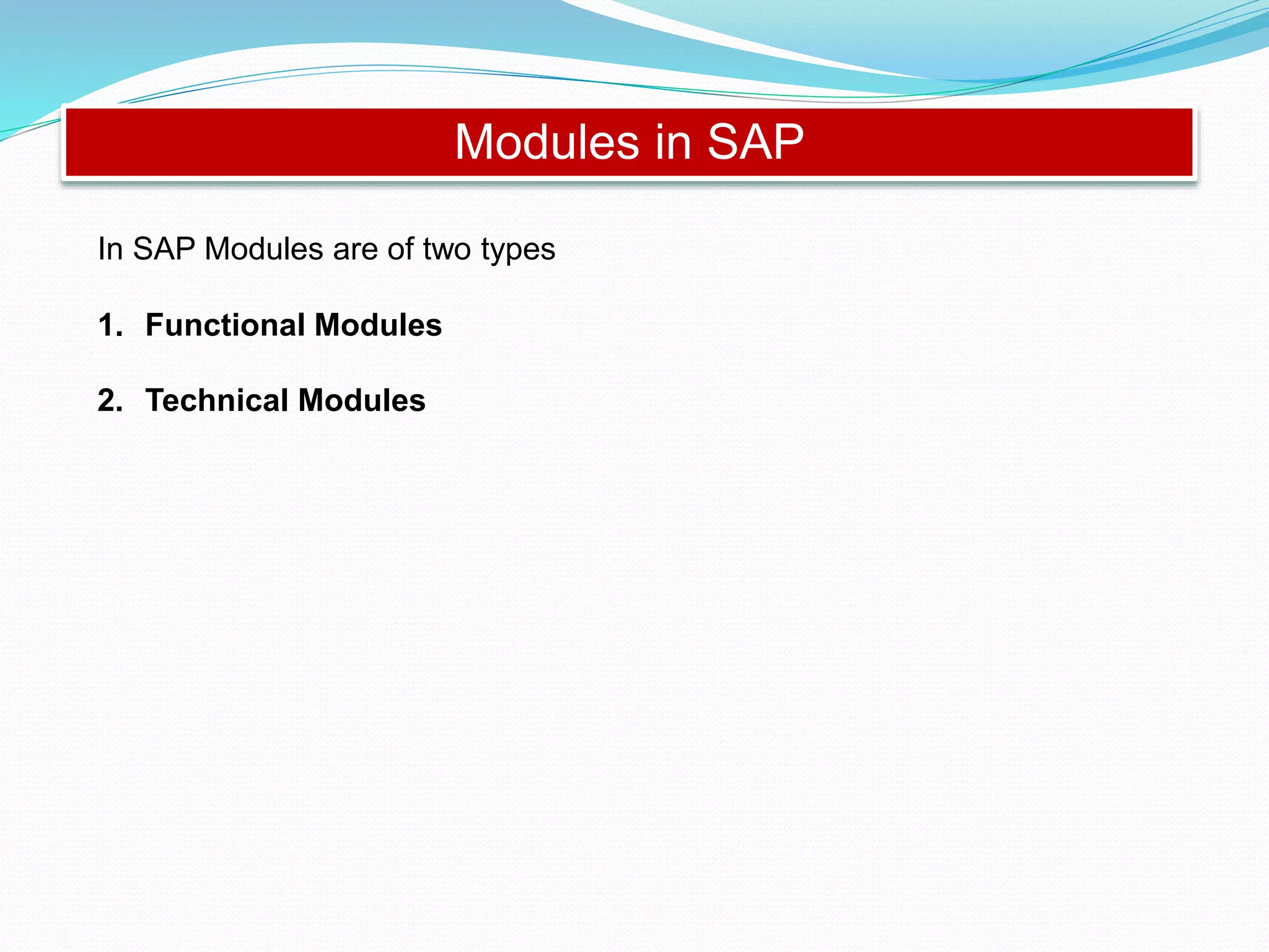 Introduction to sap erp | PPTX