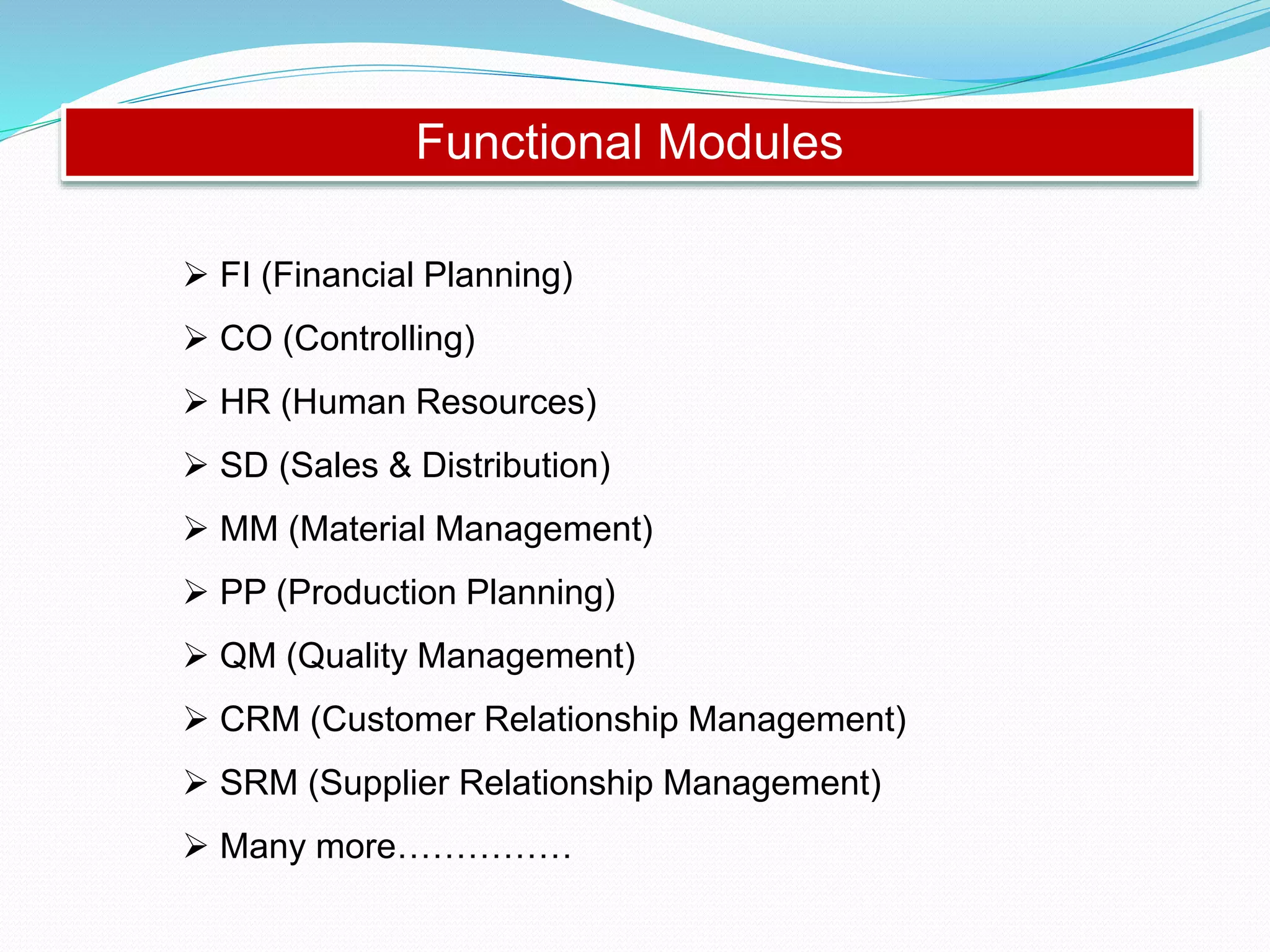 Introduction to sap erp | PPTX