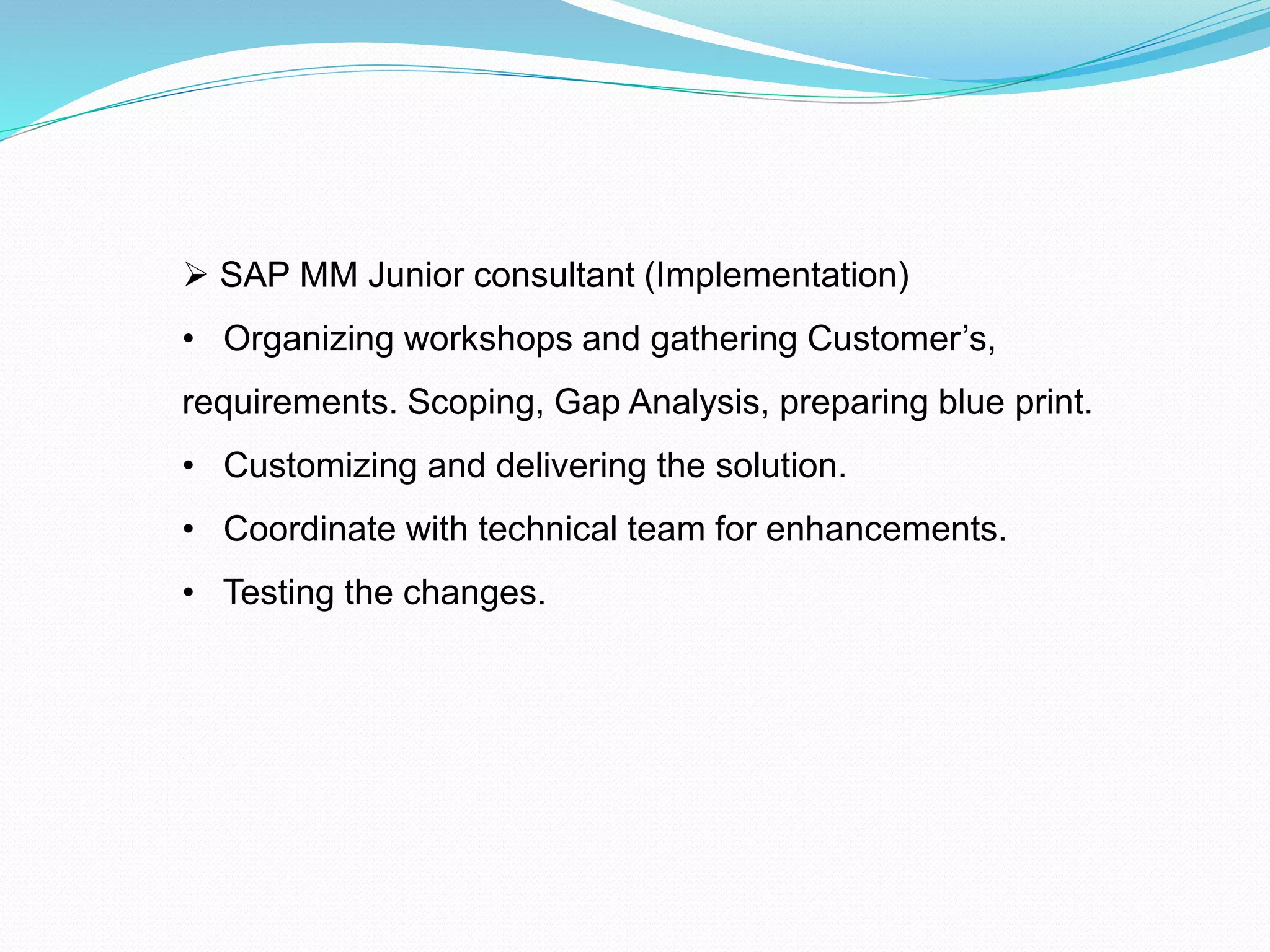 Introduction to sap erp | PPTX
