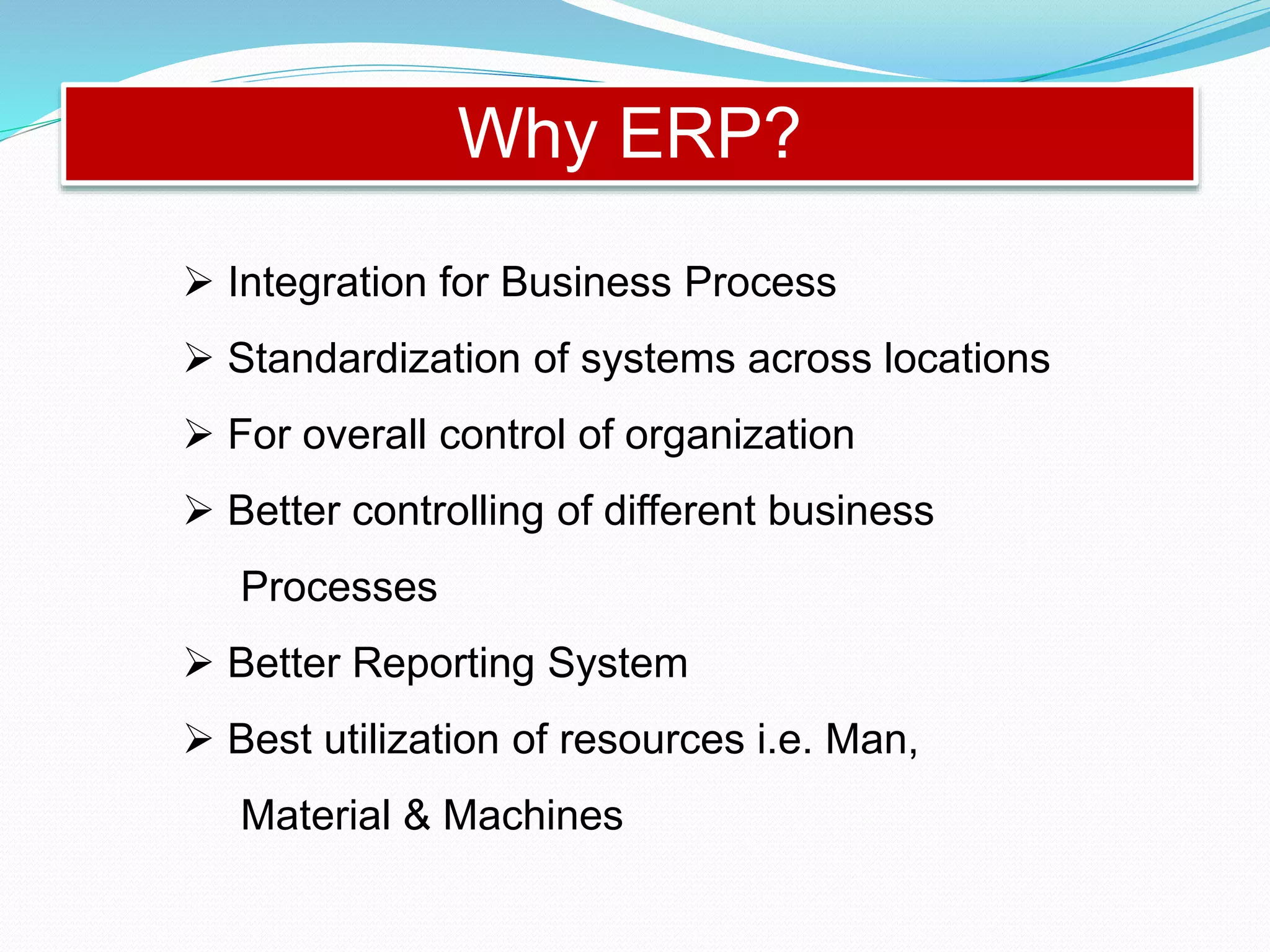 Introduction to sap erp | PPTX