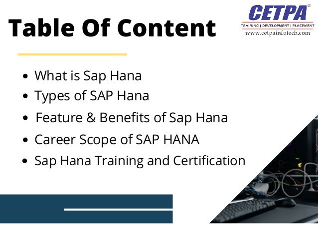 Introduction To Sap Hana For Beginners Ppt