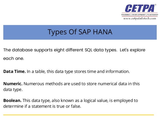 Introduction To SAP HANA For Beginners | PPT