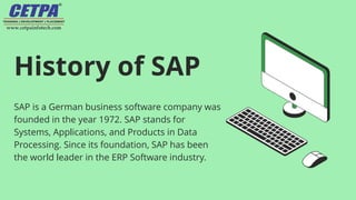 Introduction to SAP Histroy & Evolution of SAP.pptx