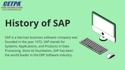 Introduction to SAP Histroy & Evolution of SAP.pptx