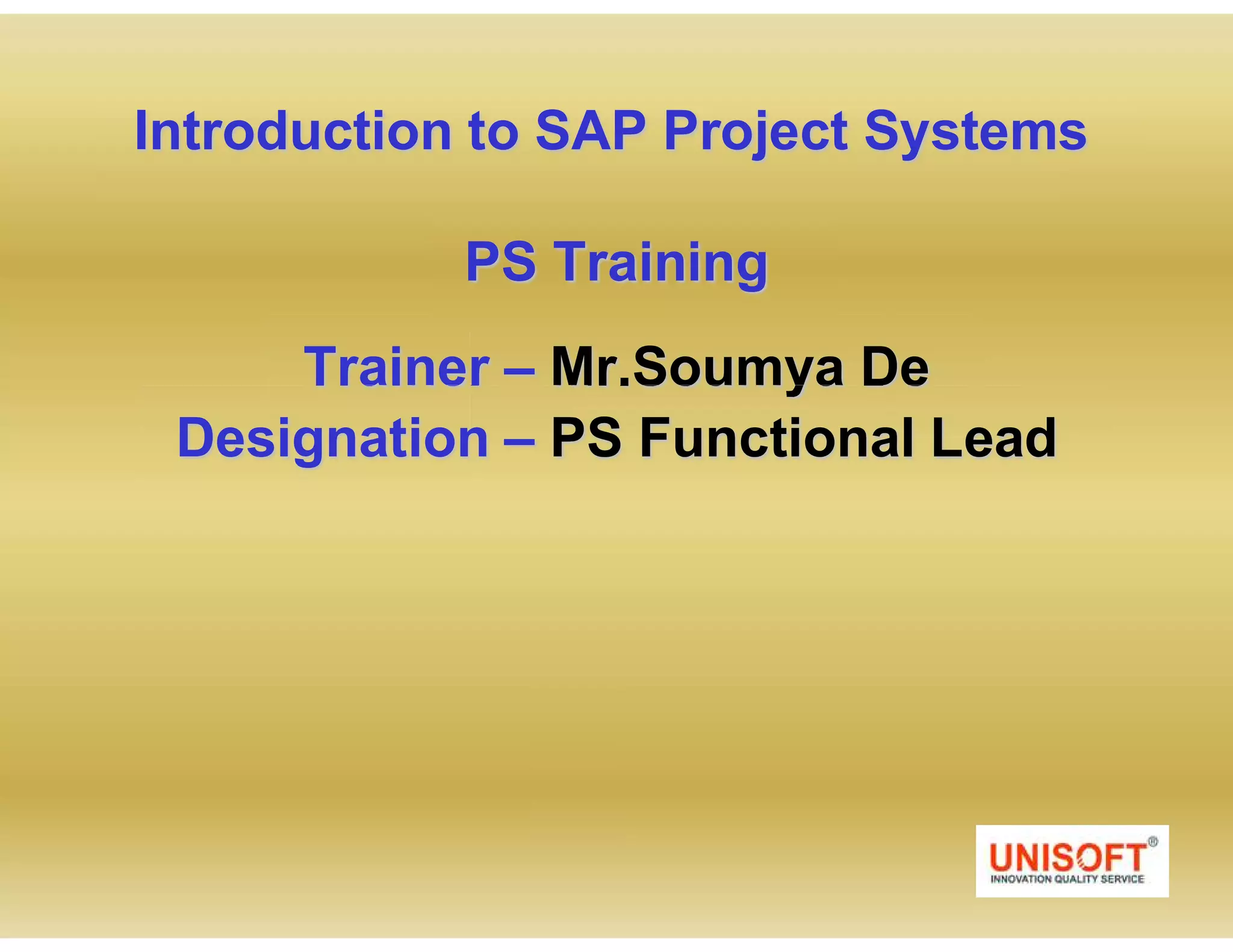 Introduction to sap project systems | PDF