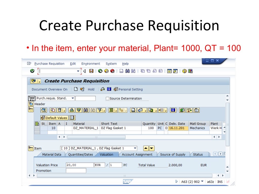 Introduction To Sap R3 Mm 2949