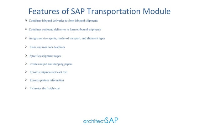Quick Walk Through -SAP Transportation Management.How It Is Beneficial ...