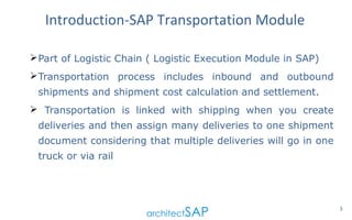 Quick Walk Through -SAP Transportation Management.How It Is Beneficial ...
