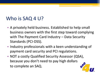 Introduction To SAQ 4 U | PPT