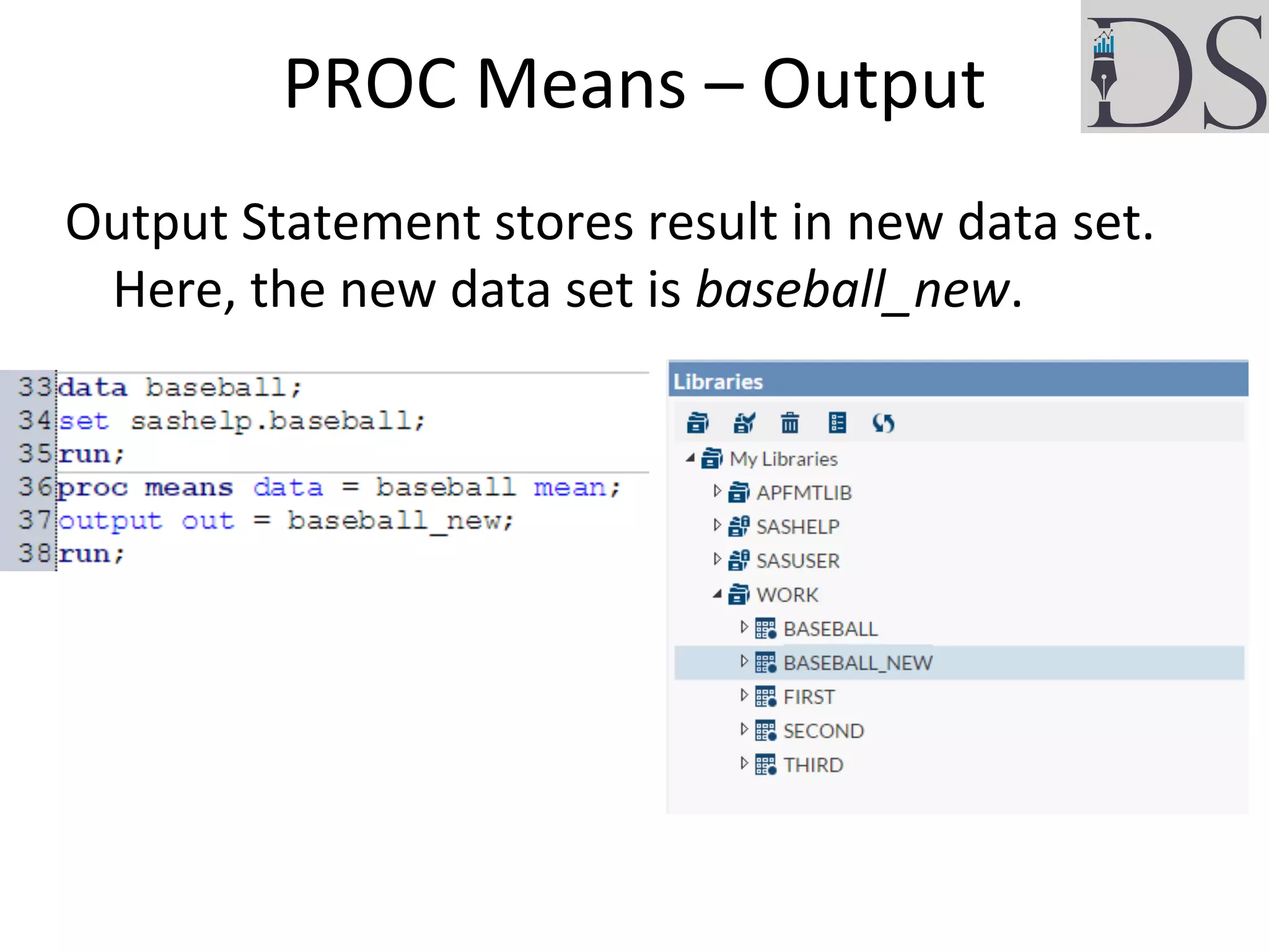 Introduction to sas | PDF