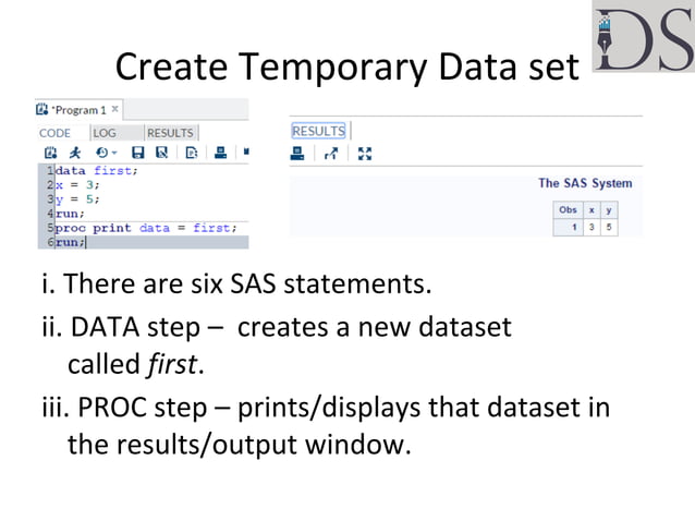Introduction to sas | PDF