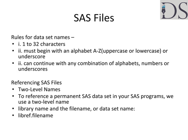 Introduction to sas | PDF