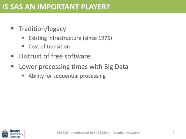 Introduction to SAS Enterprise Miner | PDF