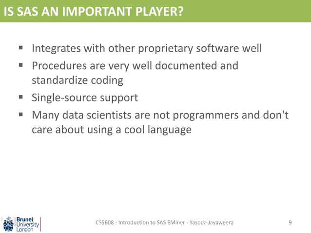 Introduction to SAS Enterprise Miner | PDF