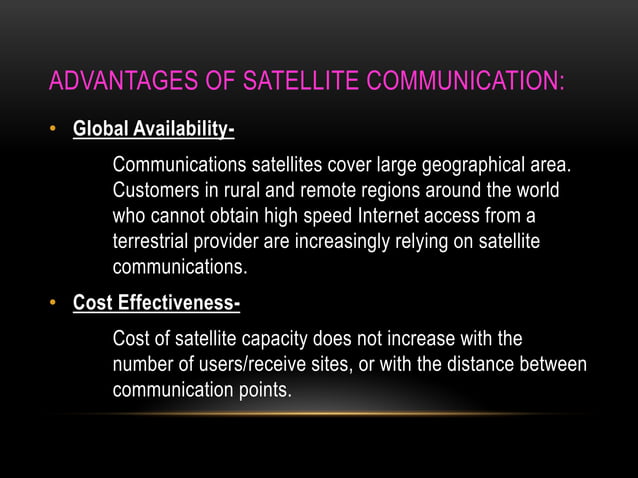 Introduction to satellite communication | PDF